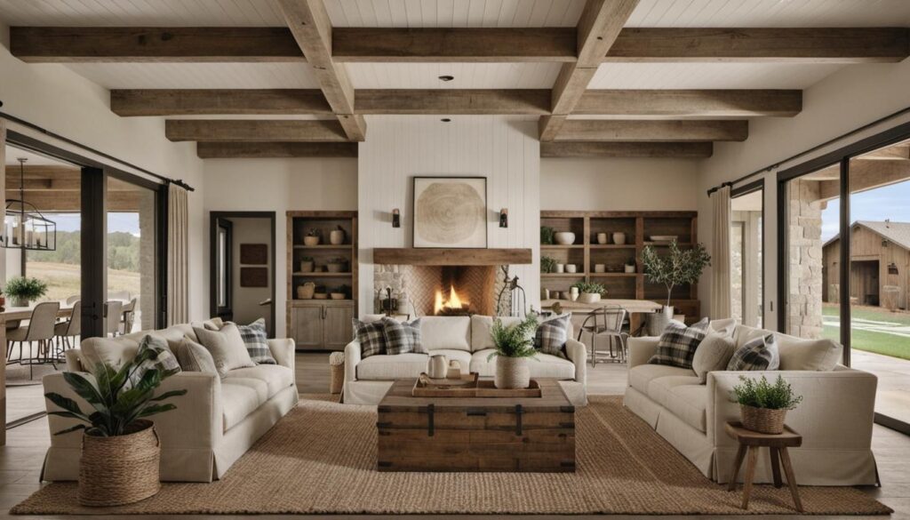 Designing Perfect Farmhouse Style Living Rooms: Top Tips - Rendair Blog